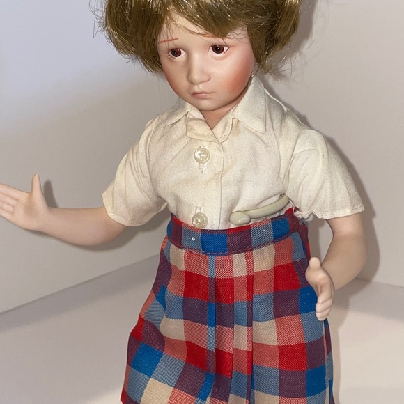 Other | Norman Rockwell Doll Mimi 1986 German Porcelain | Poshmark